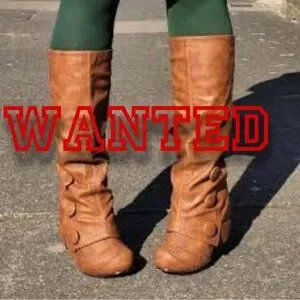 Irregular Choice | Shoes | Irregular Choice Knee High Spit Spot Boots ...